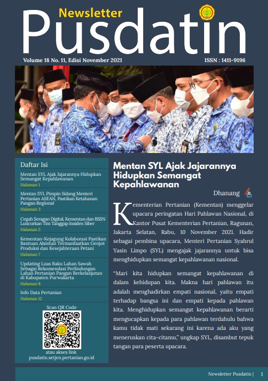 Newsletter Pusdatin November 2021