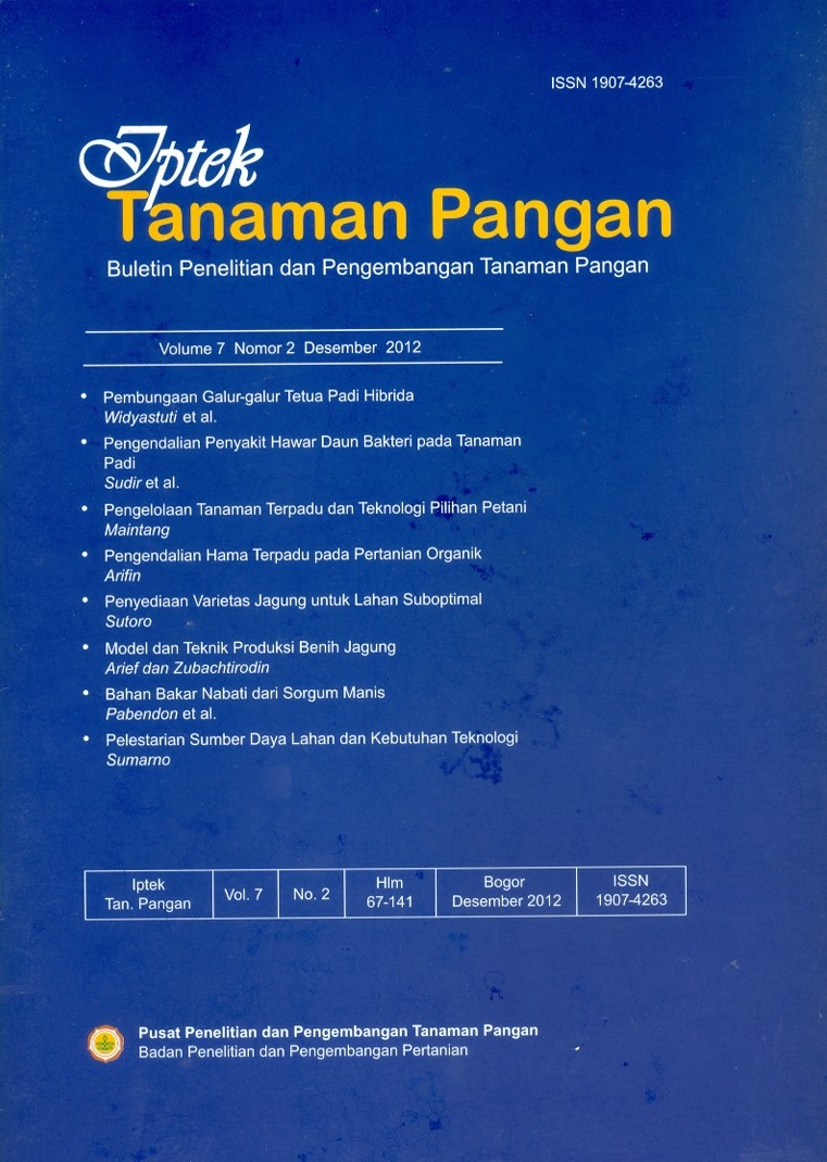 Kajian Penyediaan Varietas Jagung untuk Lahan Suboptimal