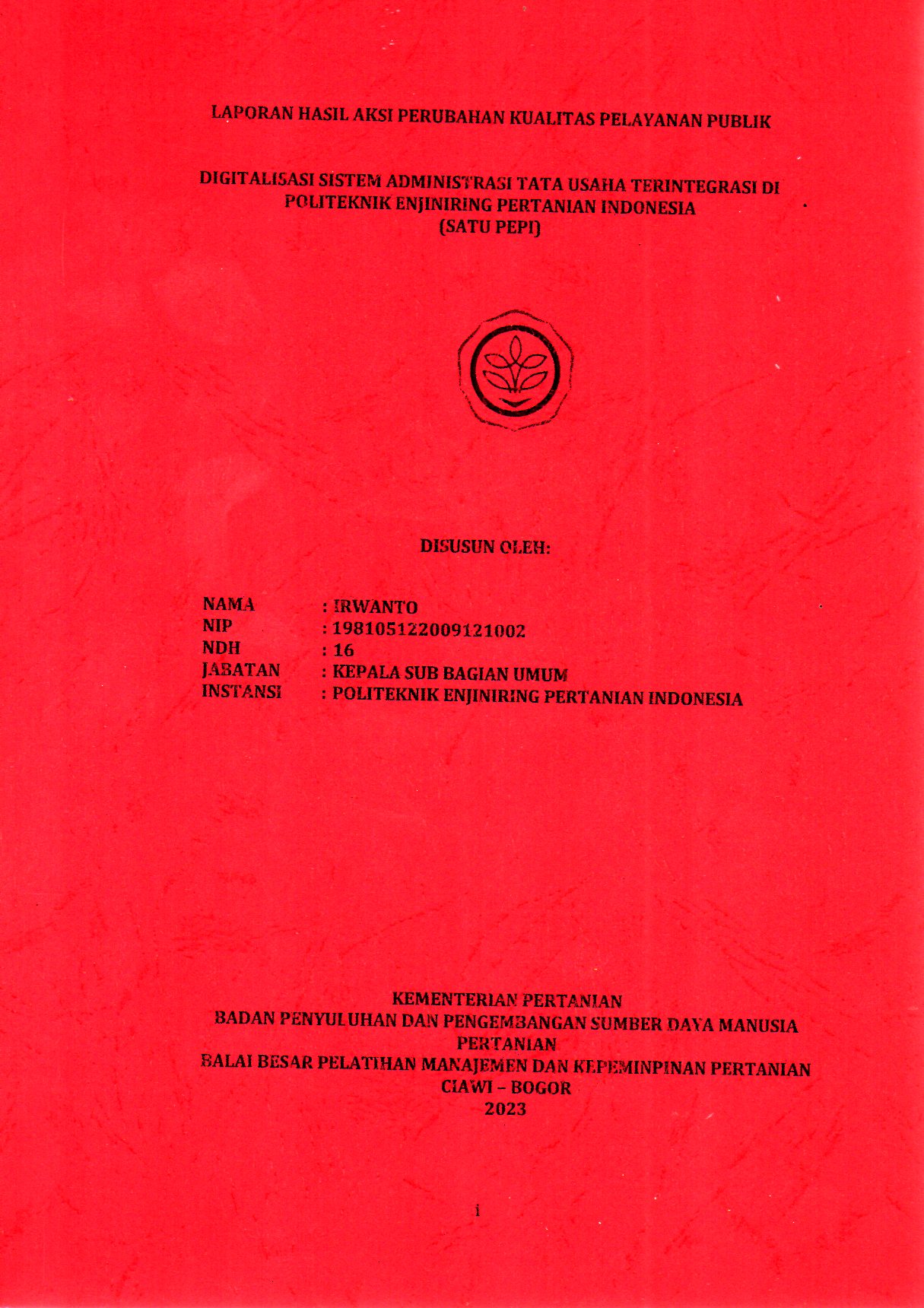 Digitalisasi Sistem Administrasi Tata Usaha Terintegrasi di Politeknik ...