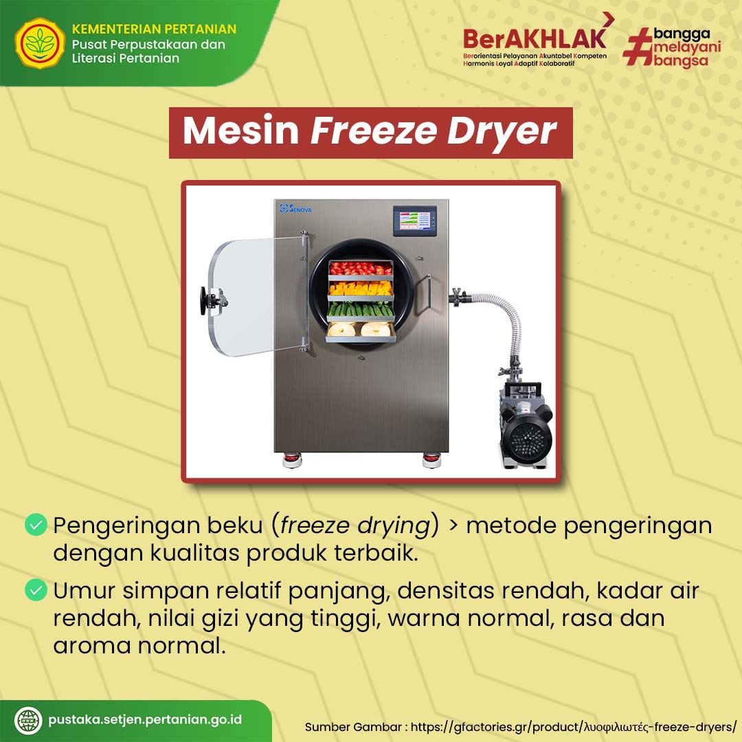 Tingkatkan Umur Simpan dan Kualitas Produk dengan Teknologi Freeze-Drying